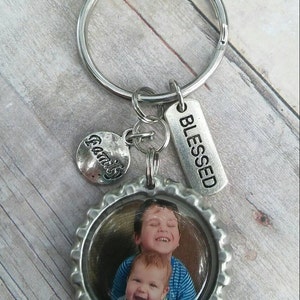Papa Keychain - Gift for Papa - Custom Photo Keyring - Personalized ...