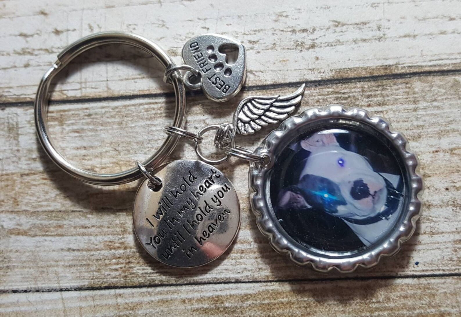 Pet Memorial Keyring Pet Loss Keychain Memorial Keychain - Etsy