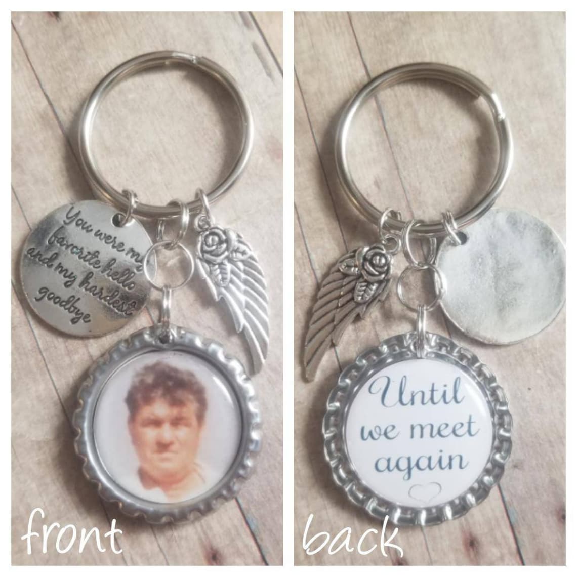 Memorial Keychain Memorial Gift Photo Memorial Photo | Etsy