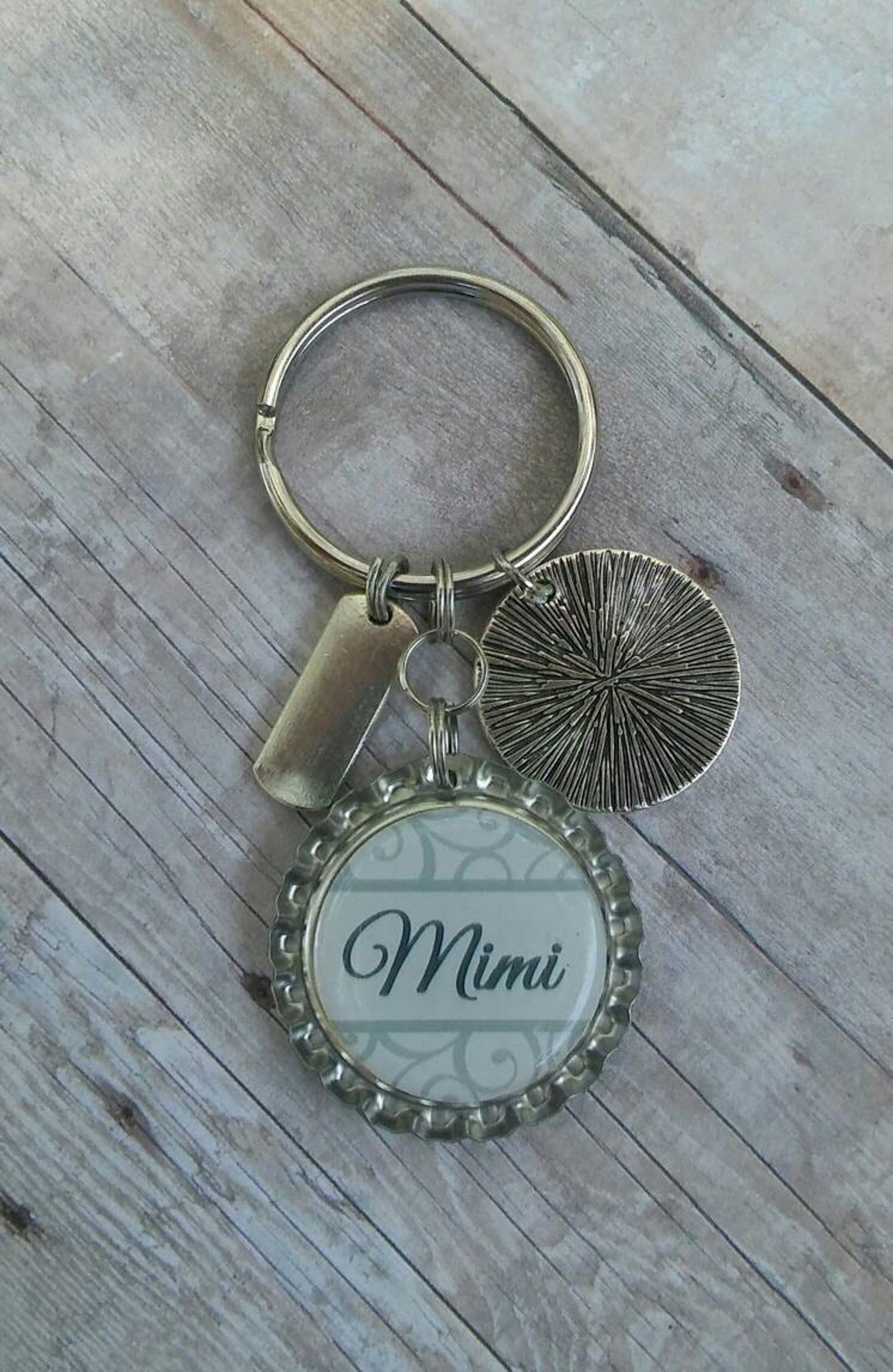 Mimi Keychain Grandma Gift Nana Keychain Personalized - Etsy