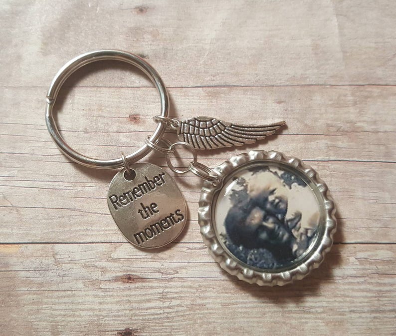 Memorial Keychain Remembrance Gift Remembering Dad - Etsy