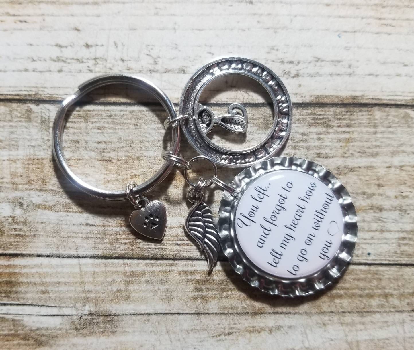 Cat Memorial - Cat Memorial Gift - Pet Loss Keychain- Cat Remembrance ...