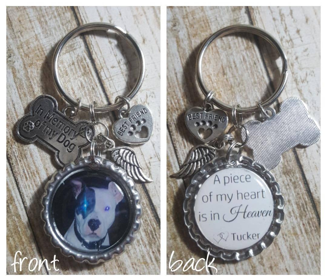 Pet Memorial Keyring Pet Loss Keychain Remembering Pet - Etsy