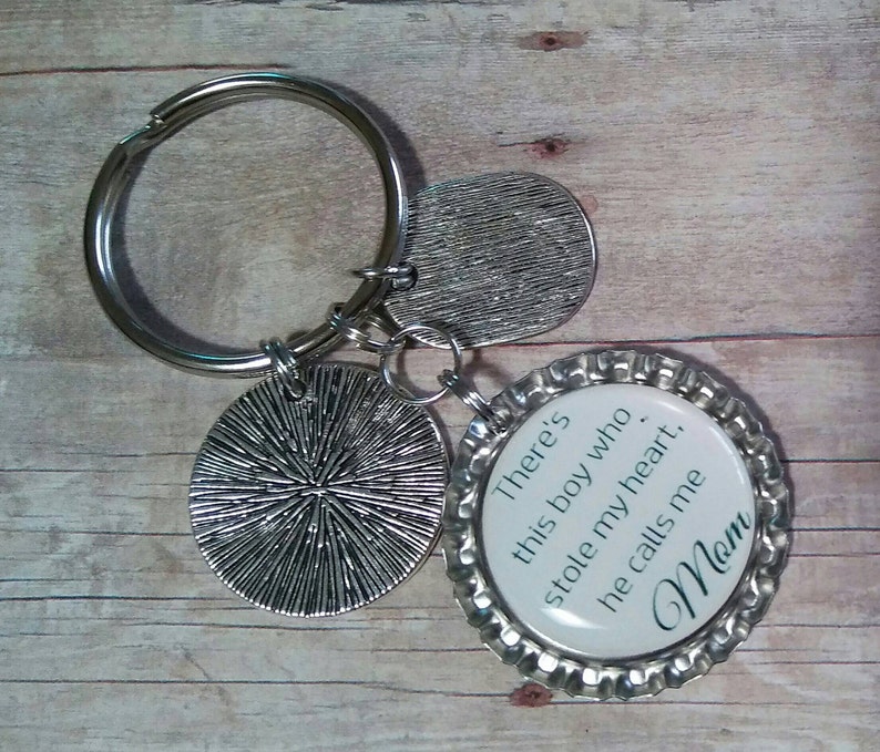 Mom Keychain - Boy Mom Keychain - Gift for Mom - Custom Mom Gift ...