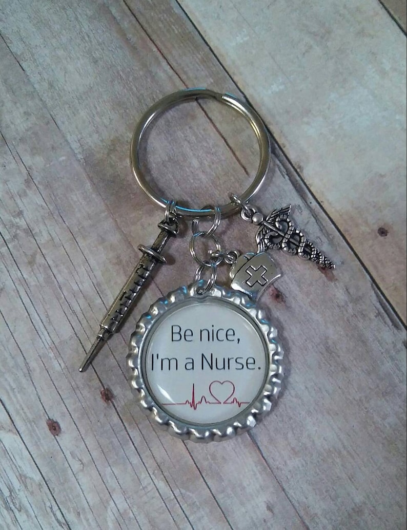 Fun Nurse Gift Nurse Keychain RN Gift Gift for Nurse | Etsy