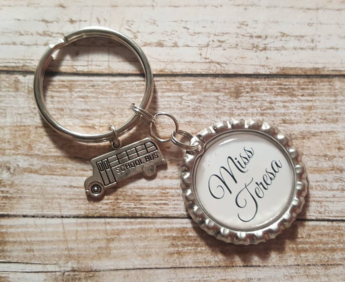 Bus Driver Gift Customized Keychain Bus Driver Keychain - Etsy