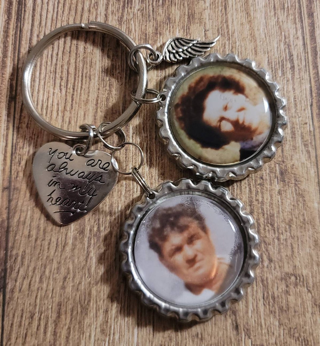 Memorial Keychain - Sympathy Keychain - Memorial Gift - Photo Memorial ...