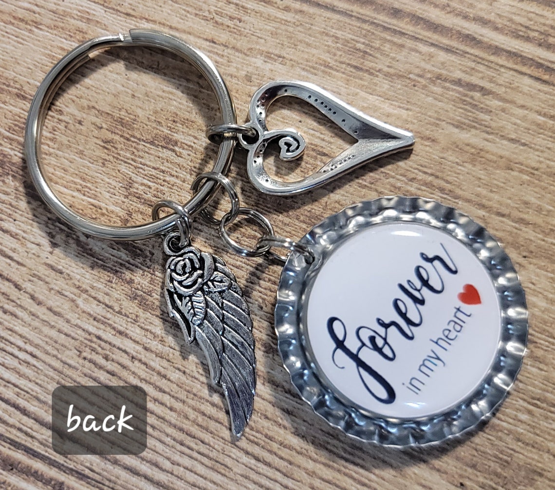 Memorial Keychain - Memorial Gift - Photo Memorial - Remembrance Gift ...