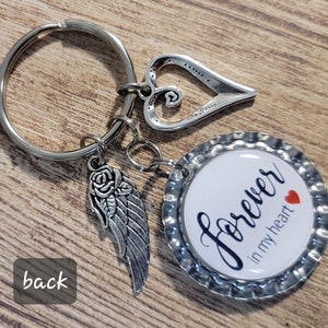 Memorial Keychain - Memorial Gift - Photo Memorial - Remembrance Gift ...