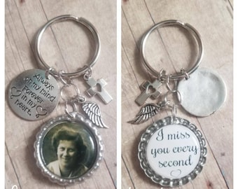 Memorial Keychain Memorial Gift Memorial Keepsake Photo | Etsy