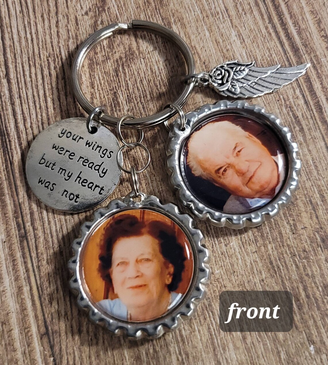 Memorial Keychain - Sympathy Gift - Custom Memorial - Photo Memorial ...