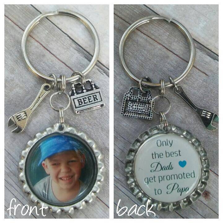 Papa Keychain Personalized Gift Grandpa Gift Custom Papa | Etsy