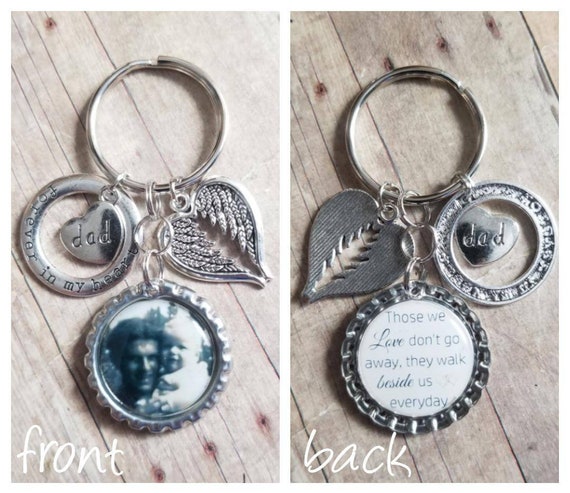 Memorial Keyring Memorial Photo Gift Custom Memorial Gift | Etsy
