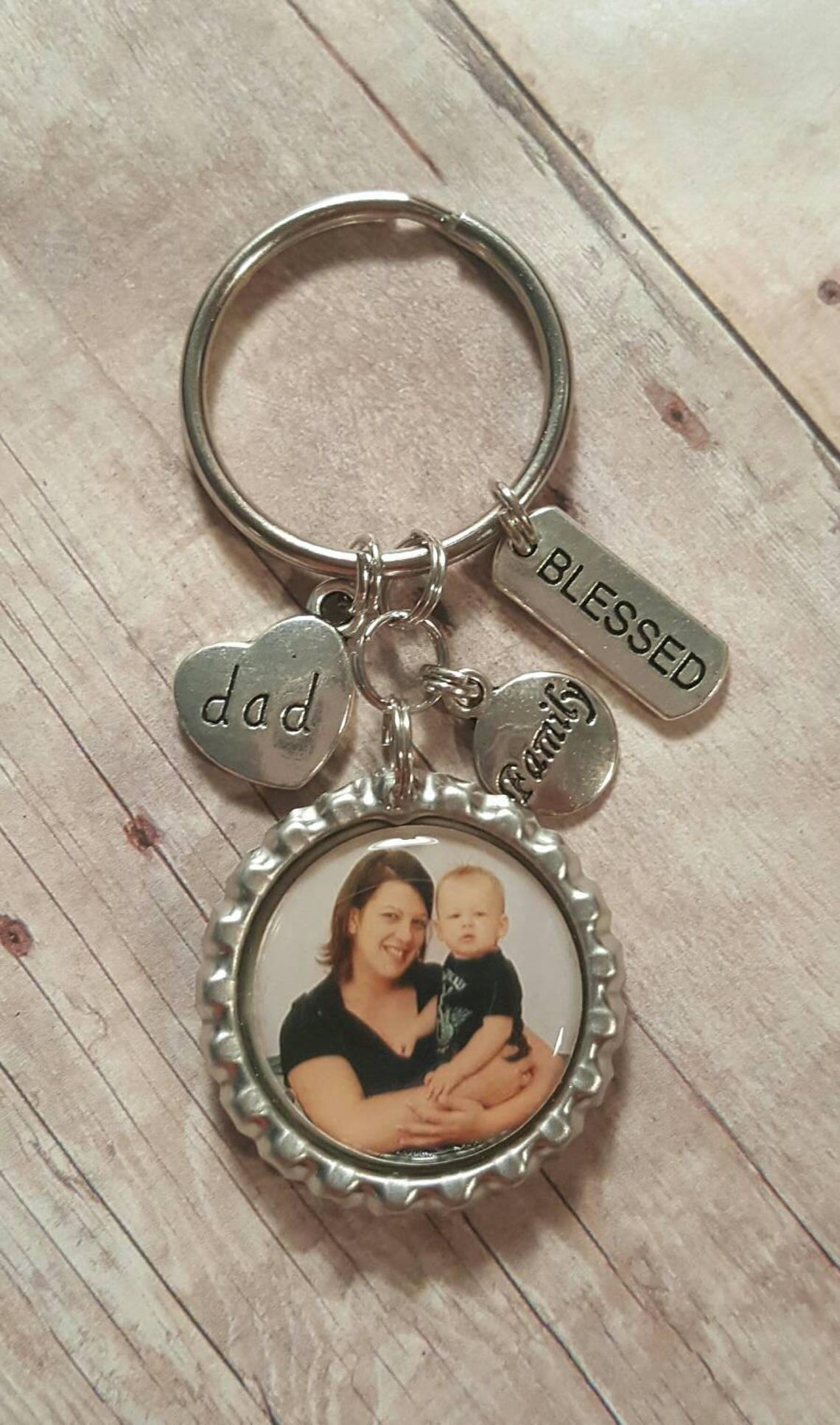 Gift for Dad Keychain for Dad Dad Keychain Father's | Etsy