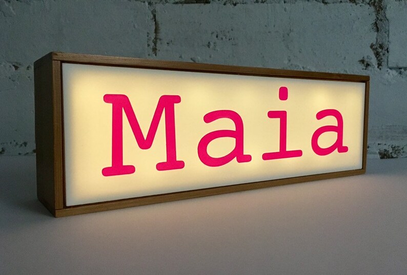Personalised Lightbox Name Light Box Cool Personalised Gift | Etsy