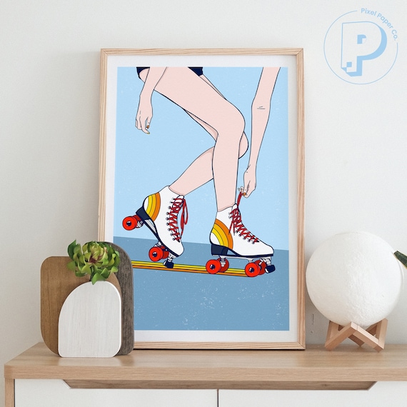 Prints Art-Digital Print for Gallery Wall Digital Art Download Roller ...
