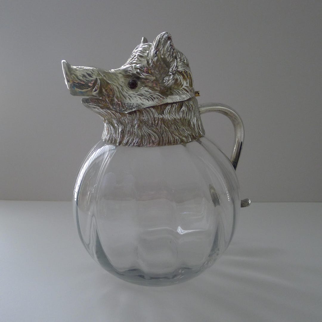 Mid-century Modern Boars Head Pitcher / Jug by Valenti - Etsy