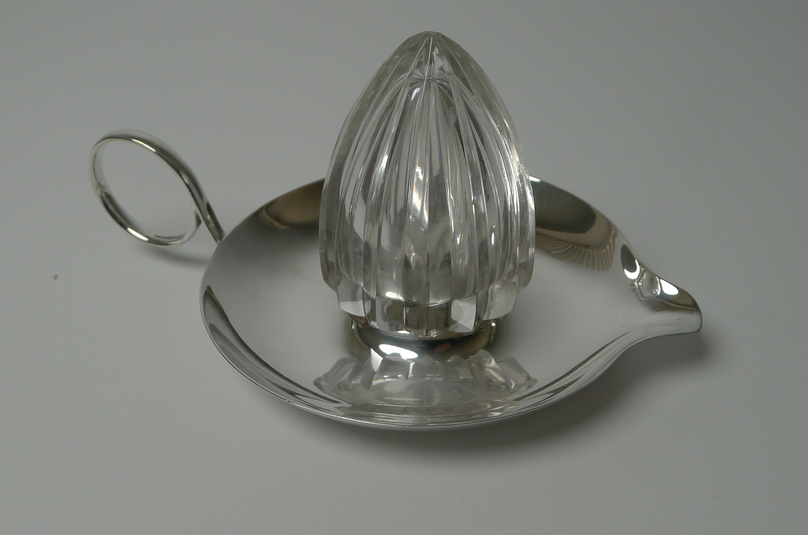 Rare Antique Silver Plate and Cut Crystal Lemon Squeezer C.1910 - Etsy