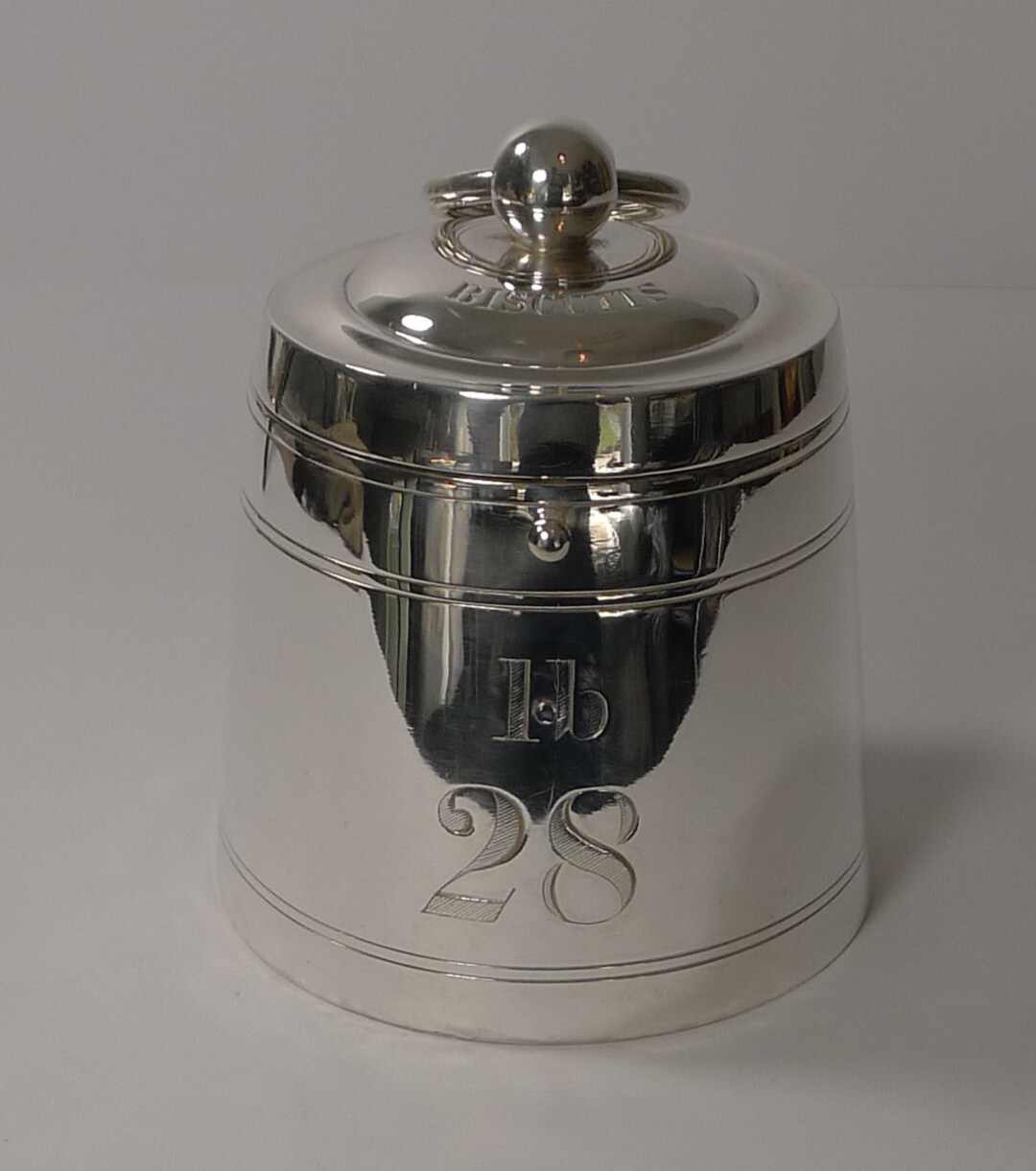 Rare Antique English Biscuit Box - 28 Lb Weight C.1870 - Etsy