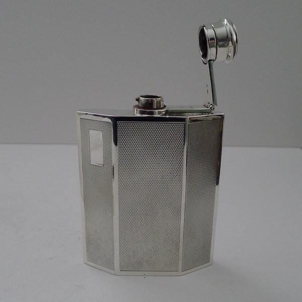 Silver Flask - Etsy