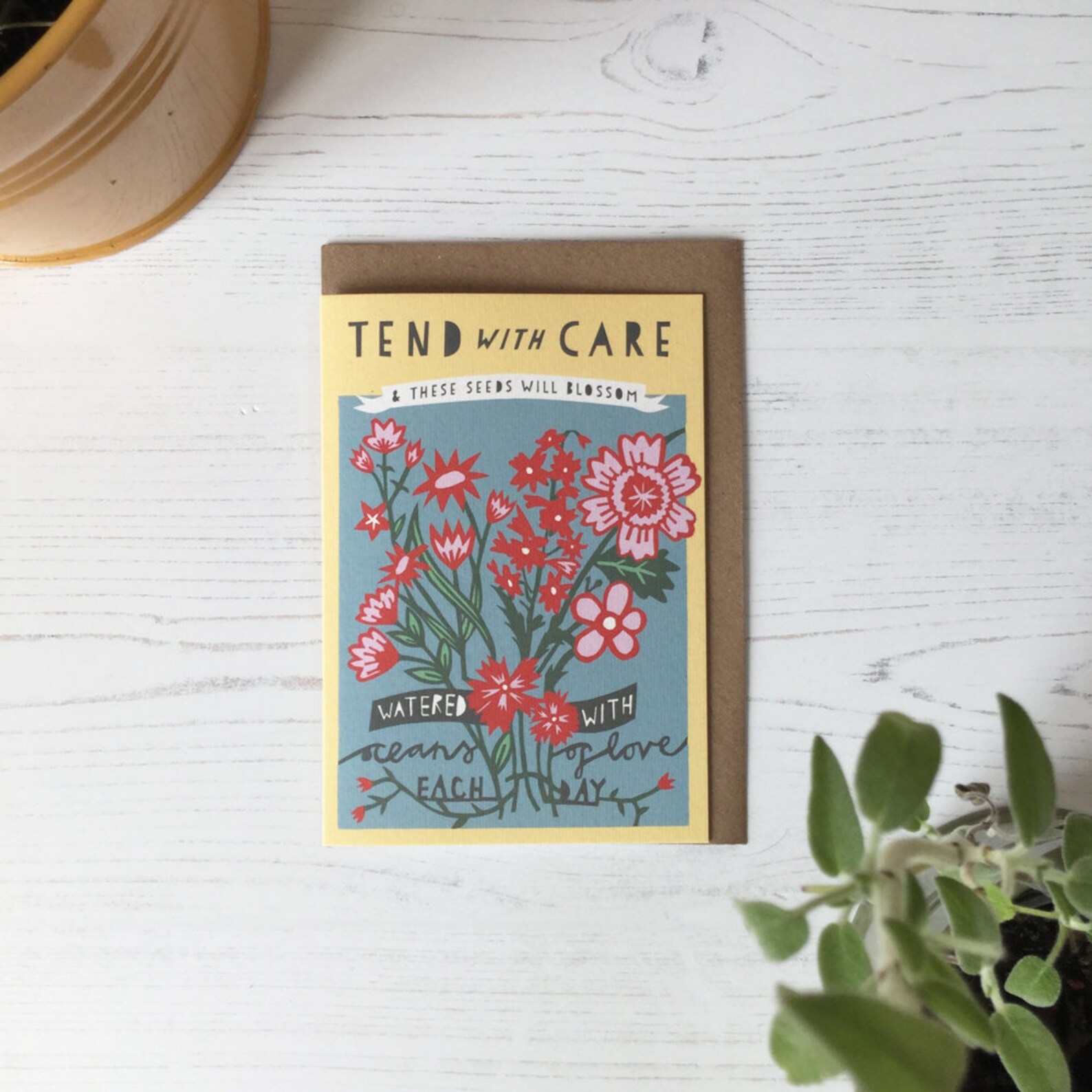 Love Will Grow Gardener Card Birthday Card Valentines Card - Etsy Canada