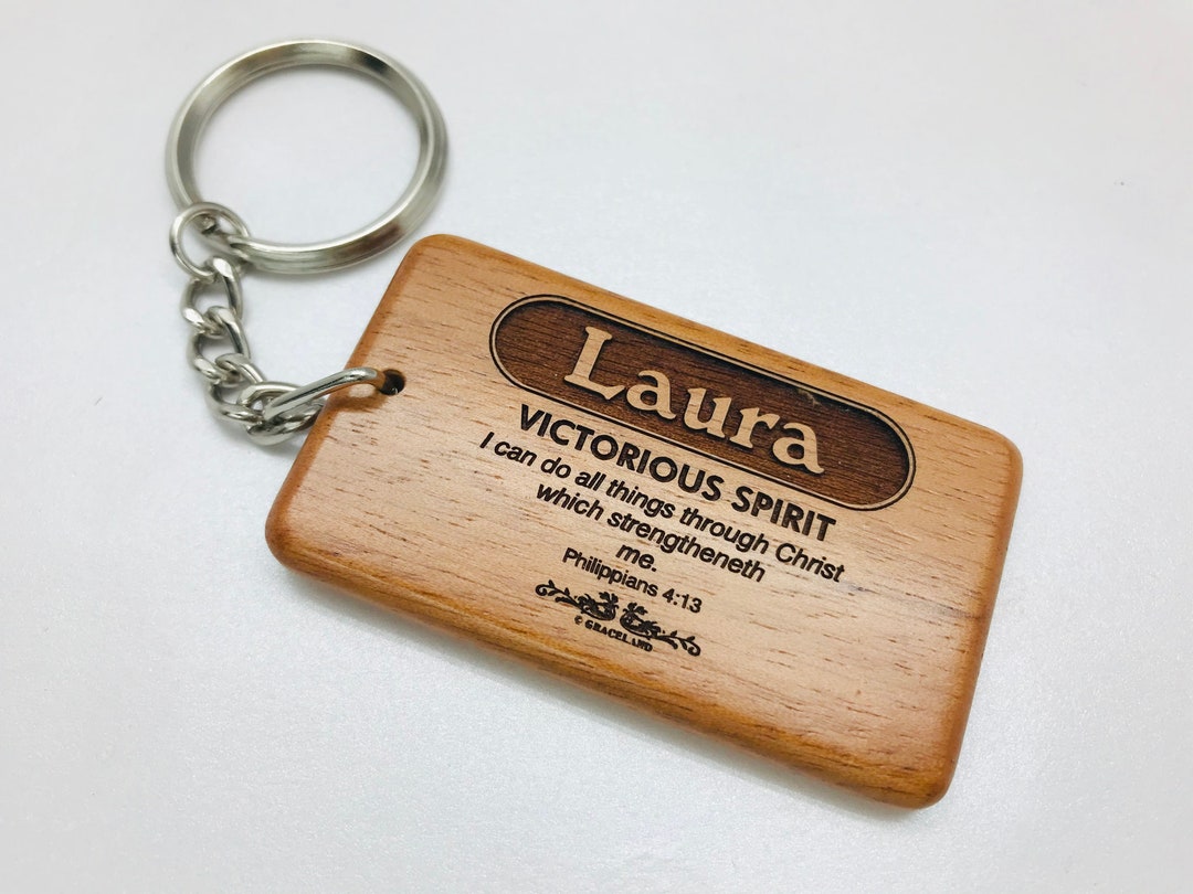 LNK6 | Names Laura-micah | BESTSELLING! Christian Name Keychain ...