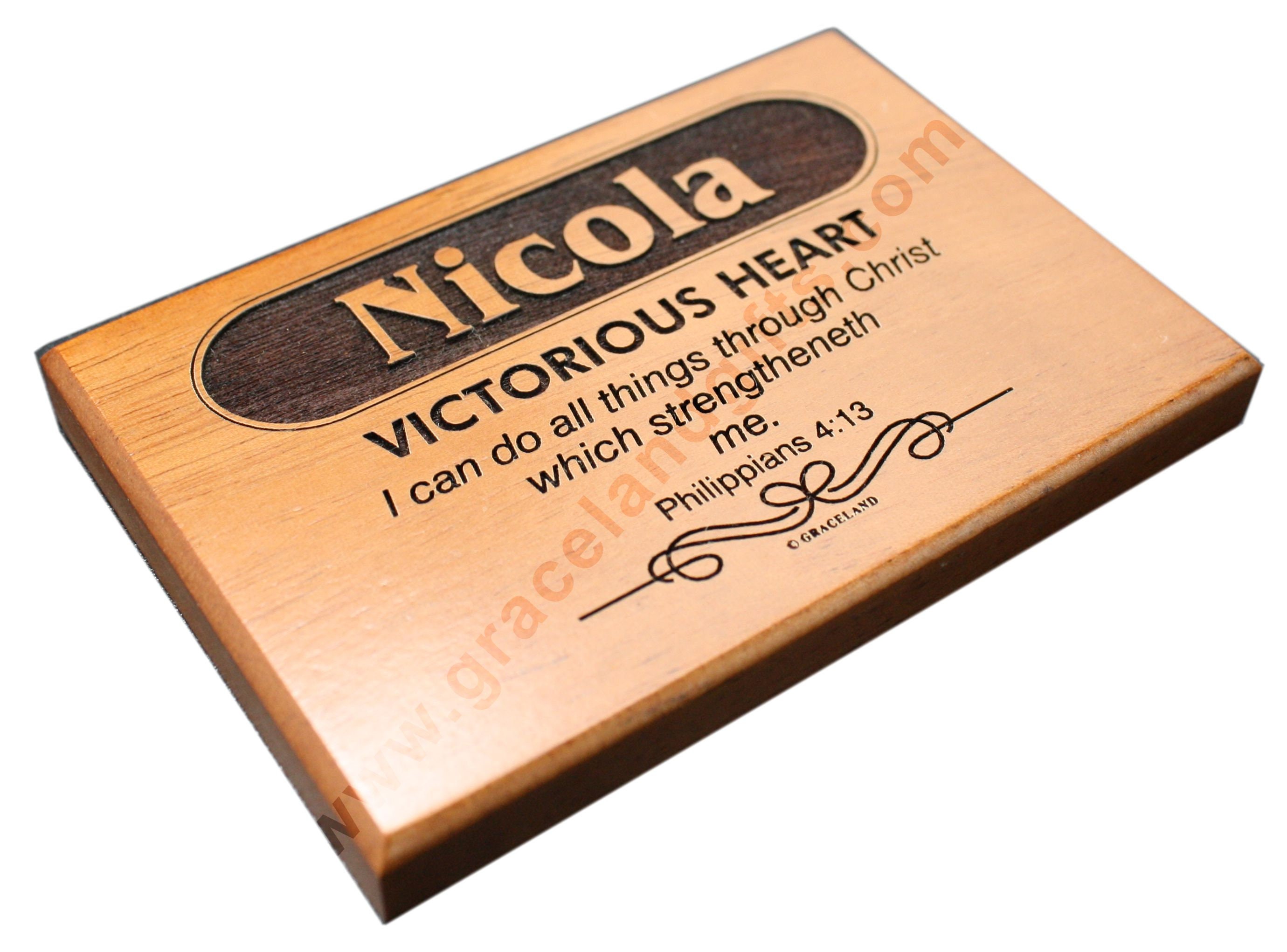 Names A Bobby Mahogany Wood Christian Name Plaque With Bible Verse Names A Bobby Mahogany Wood Christian Name Plaque With Bible Verse