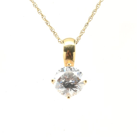 Diamonique necklace store