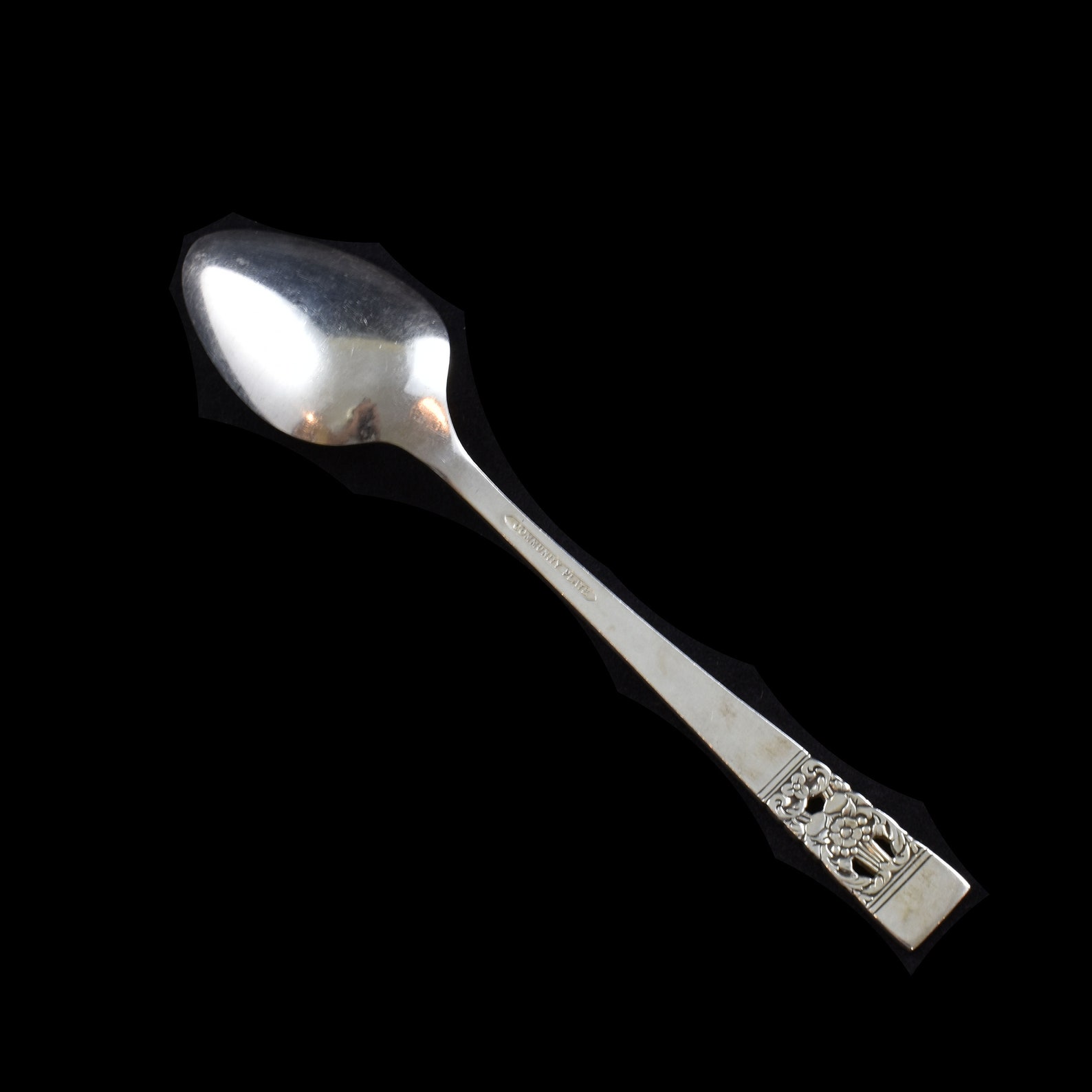 Estate Silverplate Spoon Oneida Community Coronation Silver Plate ...