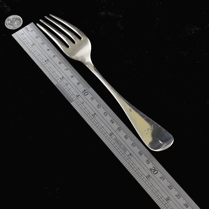 Estate Silver Fork Antique 925 Solid Sterling Silver Bigelow - Etsy