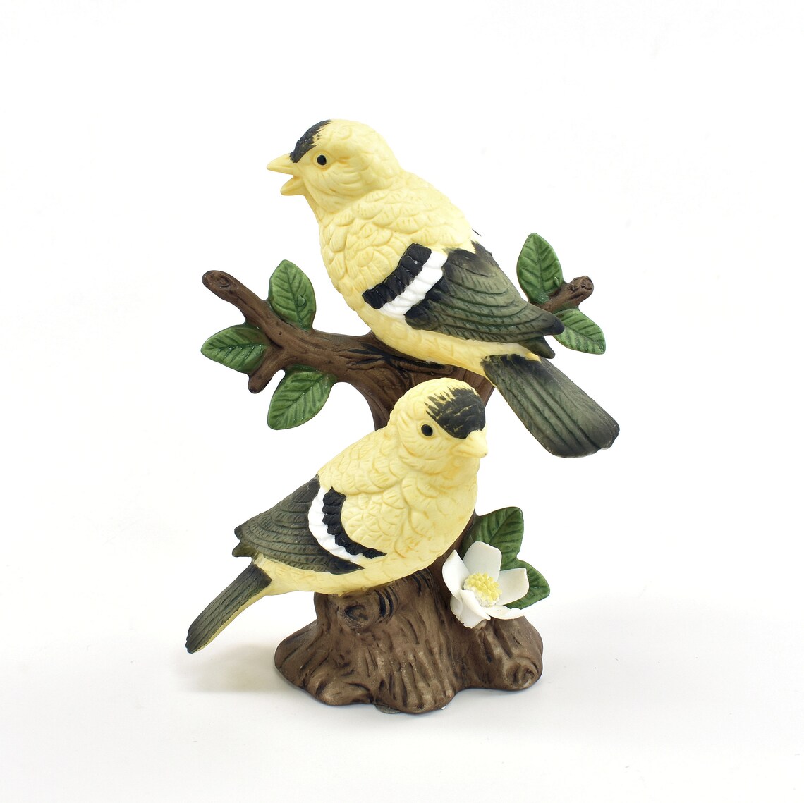 Estate Goldfinches Figurine Vintage Lefton 02203 Hand Painted | Etsy