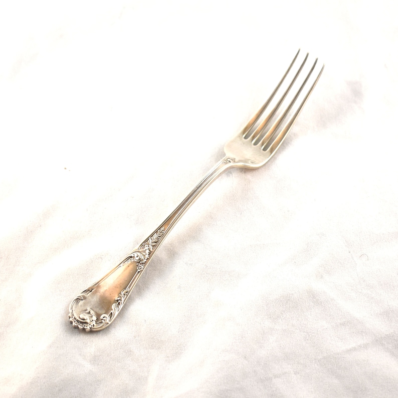 Antique Silver Fork Vintage 925 Solid Sterling Silver Dominick & Haff ...