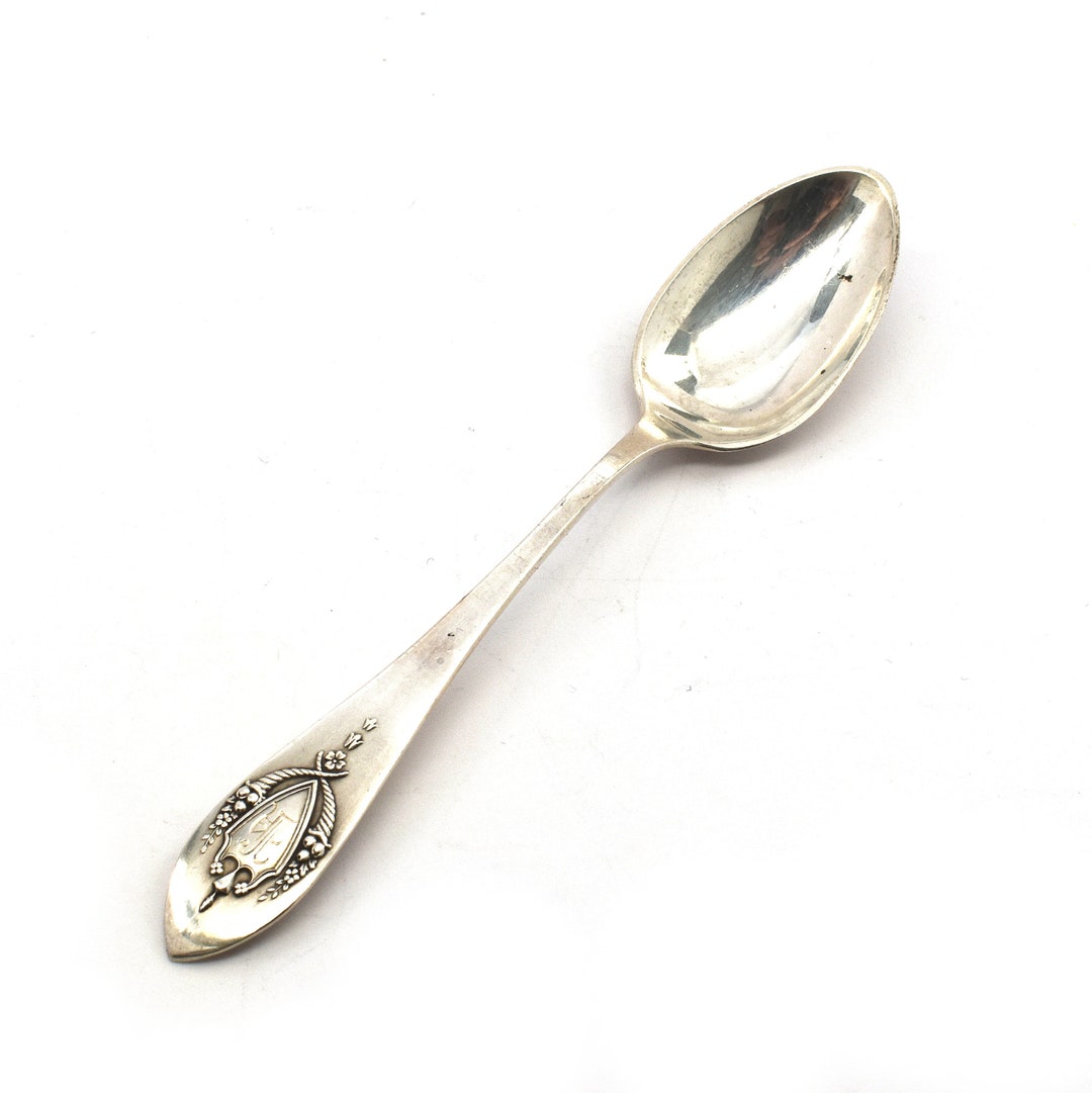 Estate Demitasse Spoon Lunt Mount Vernon vintage 925 Sterling Silver 4 ...