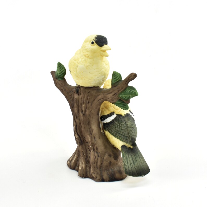 Estate Goldfinches Figurine Vintage Lefton 02203 Hand Painted Birds ...