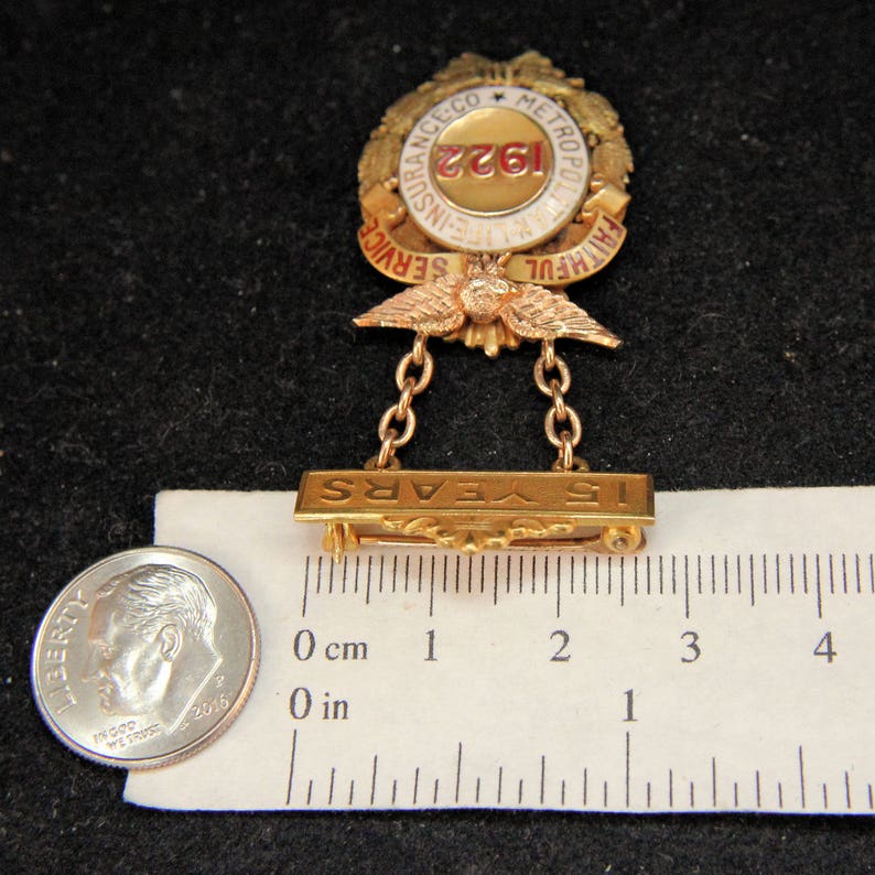 Antique 14K Yellow Gold Metropolitan Life Insurance Company - Etsy