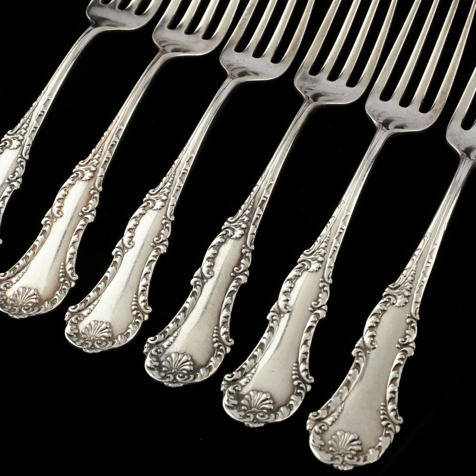 Antique Silver Fork Vintage 925 Solid Sterling Silver Frank M. - Etsy