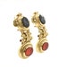 Estate Intaglio Earrings Vintage 14K Solid Yellow Gold Natural Carved ...