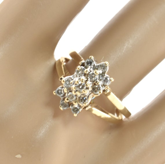 Estate 2-in-1 Ring Vintage 14K Solid Yellow Gold Natu… - Gem