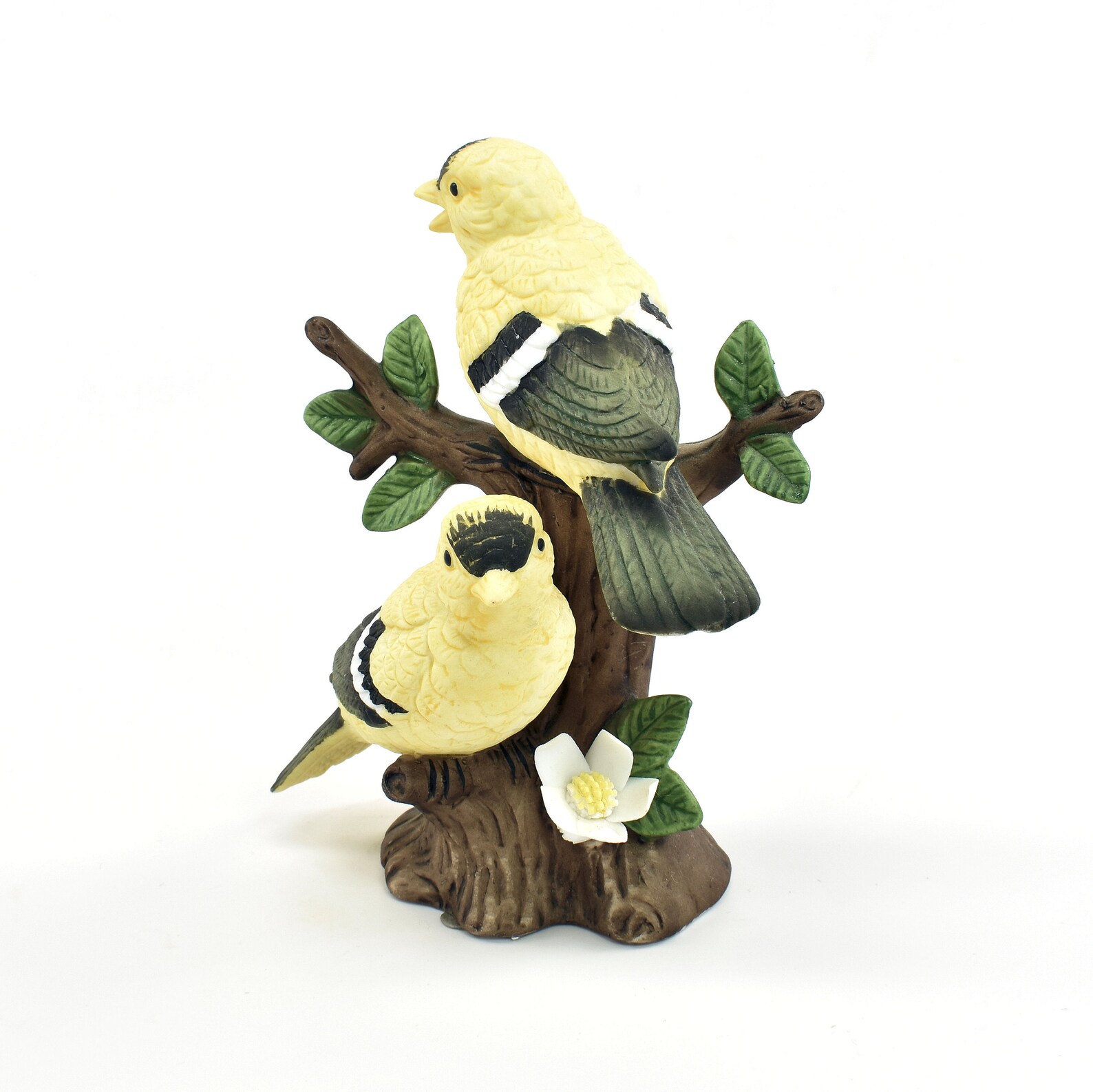 Estate Goldfinches Figurine Vintage Lefton 02203 Hand Painted Birds ...