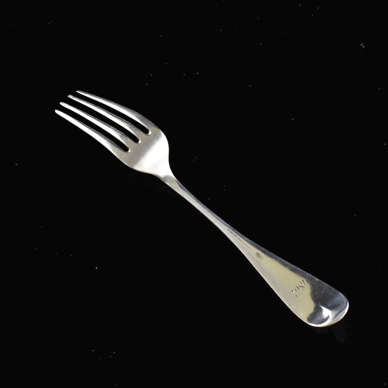 Estate Silver Fork Antique 925 Solid Sterling Silver Bigelow - Etsy