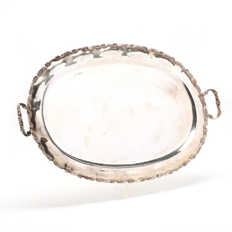 Heavy Silver Tray - Etsy