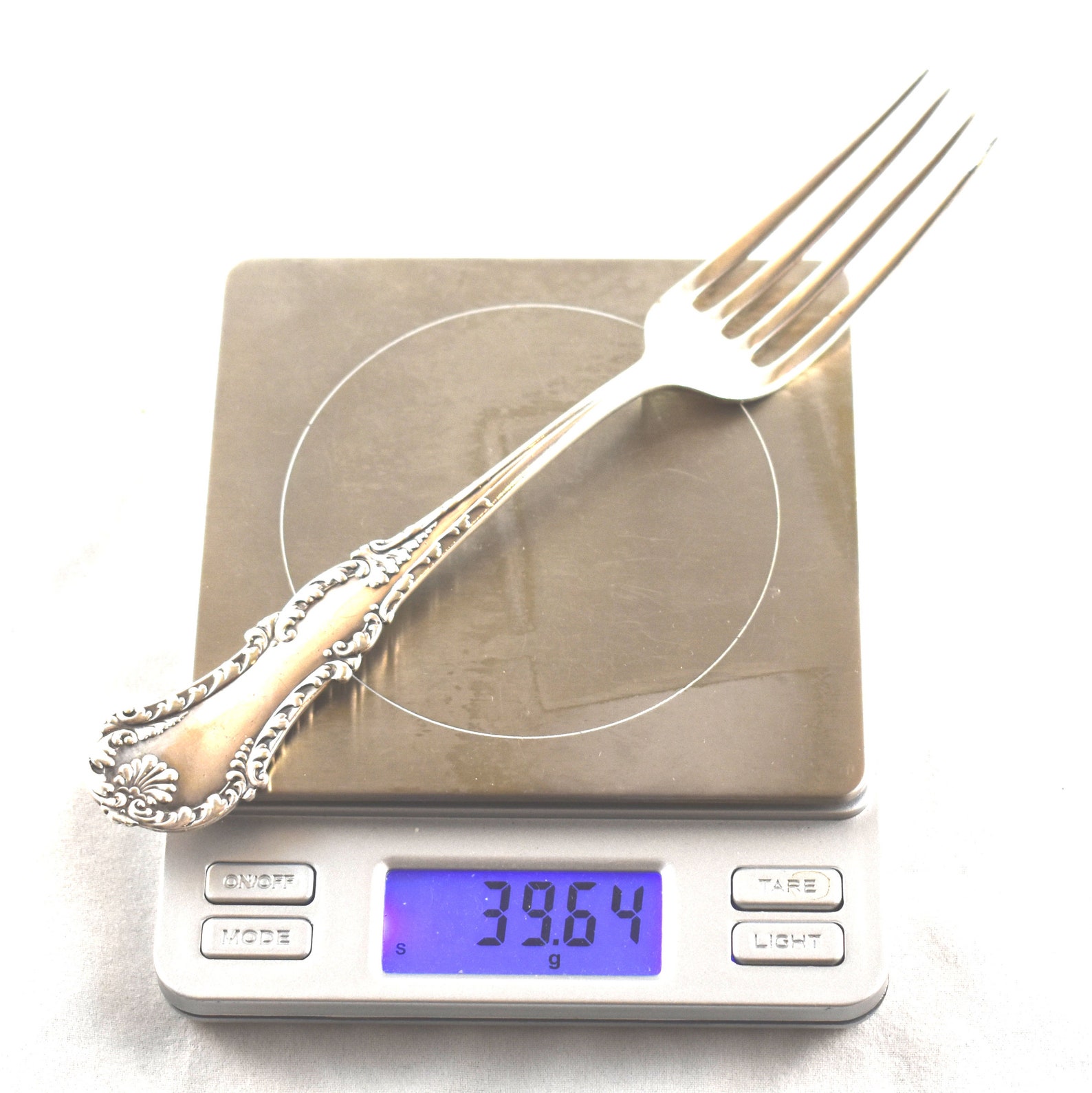 Antique Silver Fork Vintage 925 Solid Sterling Silver Frank M. - Etsy