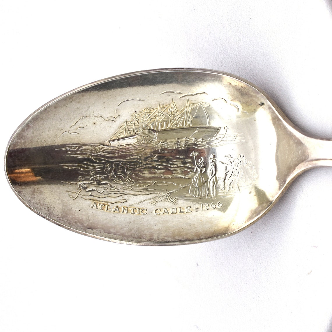 Vintage Silverplate Andrew Johnson Spoon Estate Wm Rogers | Etsy