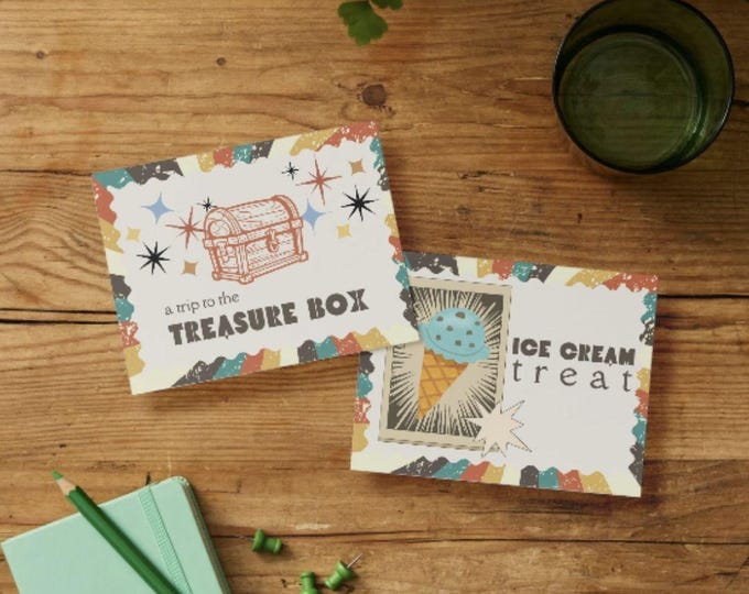 Printable Reward Cards, You Were Caught Cards, Good Behavior Coupons ...