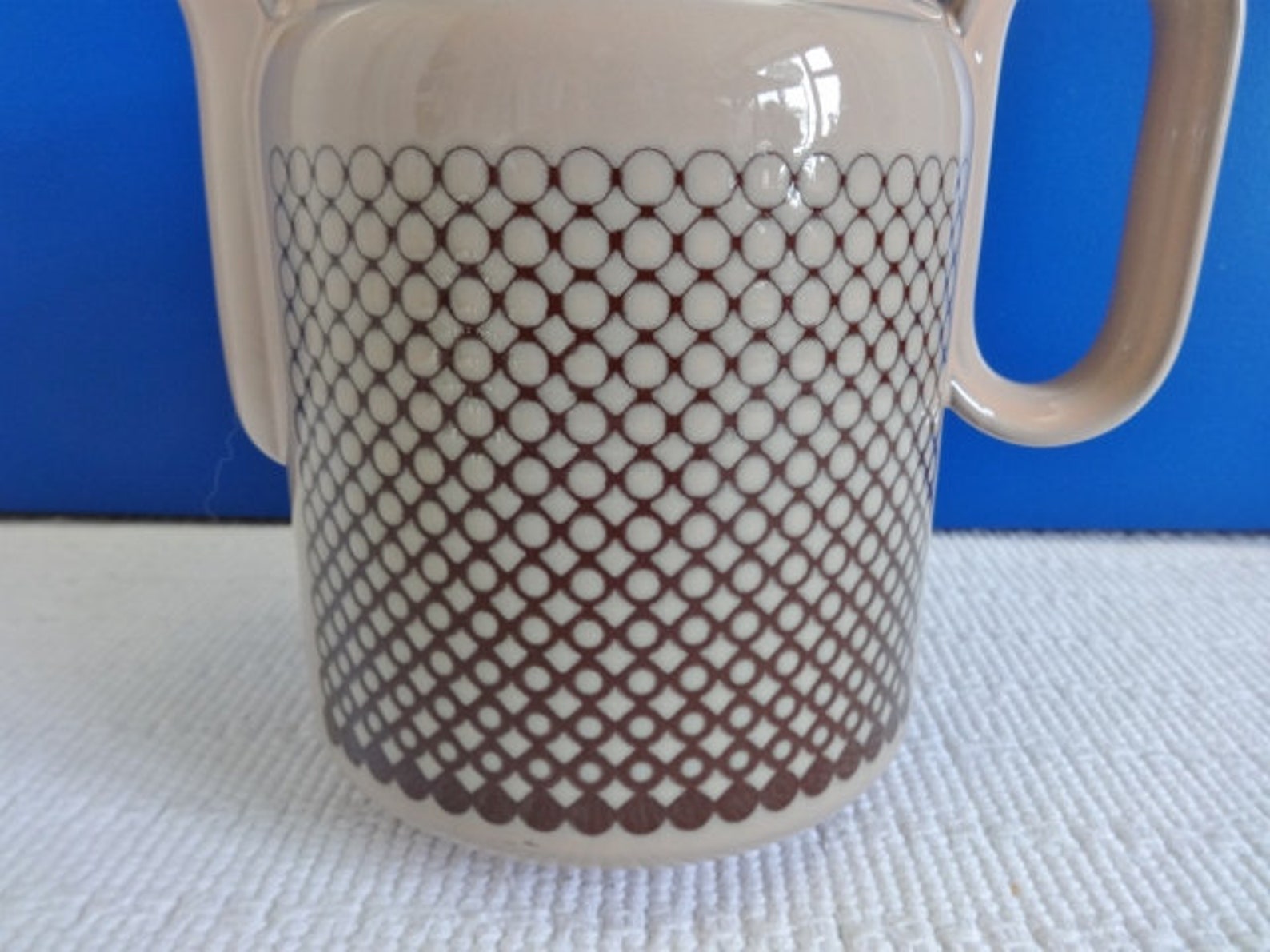 Hornsea Coral Teapot Rare Vintage - Etsy UK