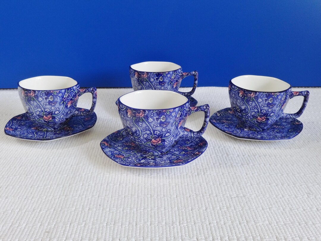 Ringtons Chintz Design 4 Cups and Saucers - Etsy UK