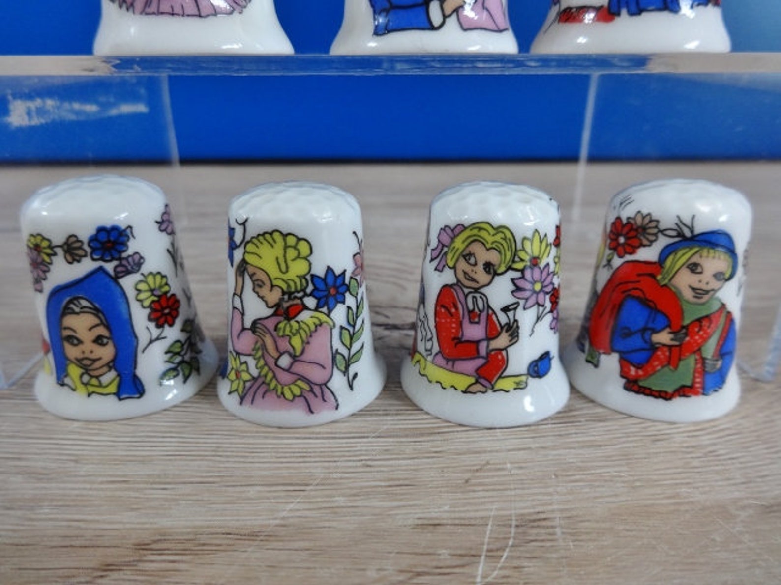 Days of the Week Child Sayings Thimble Collection Set of 7 - Etsy