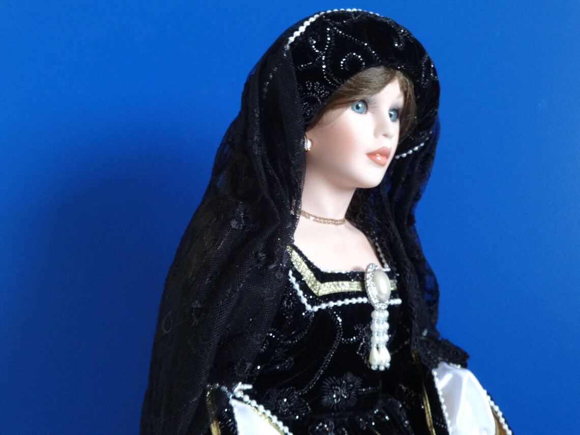 Alberon Large Porcelain Doll Anne Boleyn 2nd Wife of King Henry 8th ...