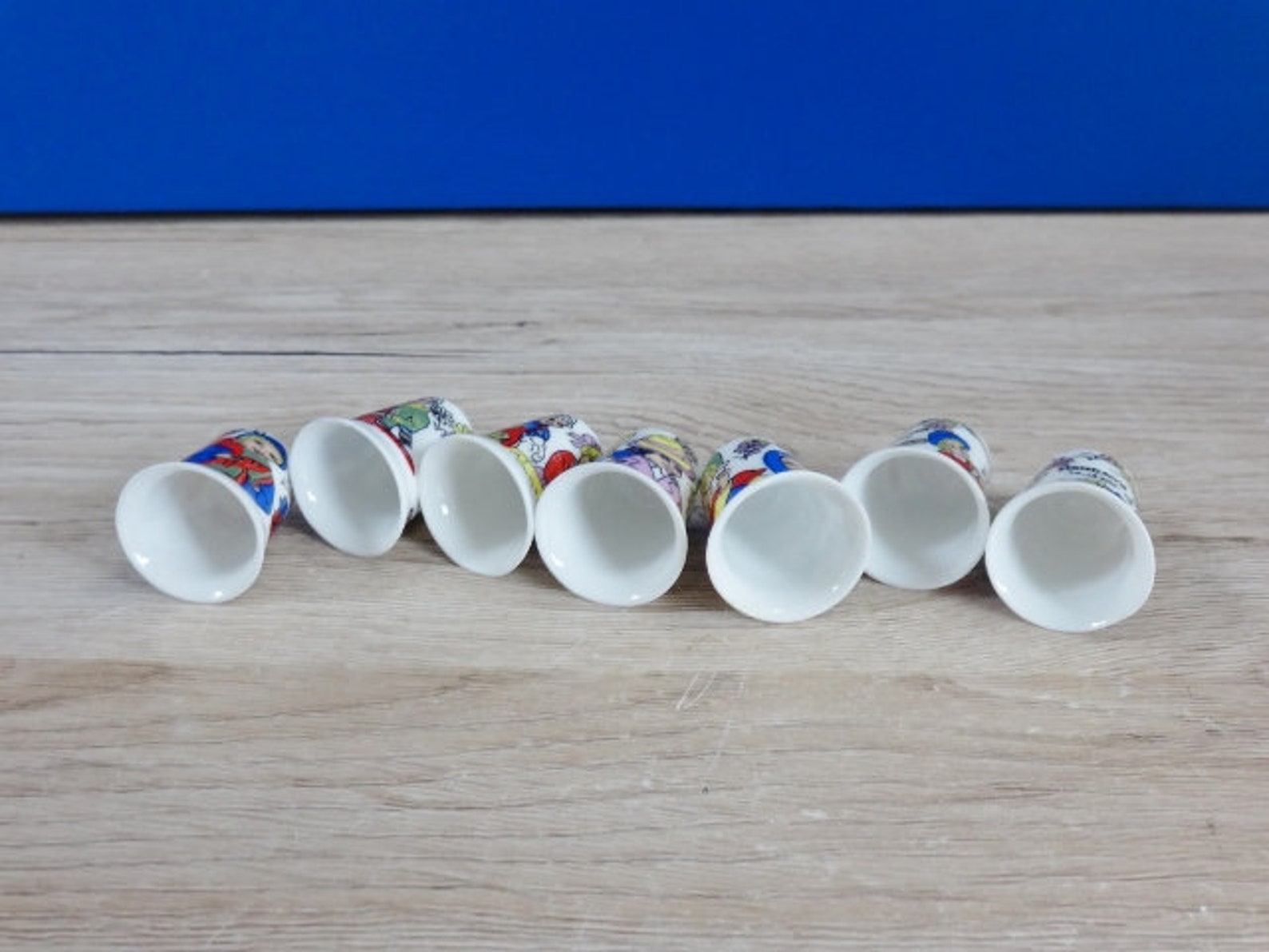 Days of the Week Child Sayings Thimble Collection Set of 7 - Etsy