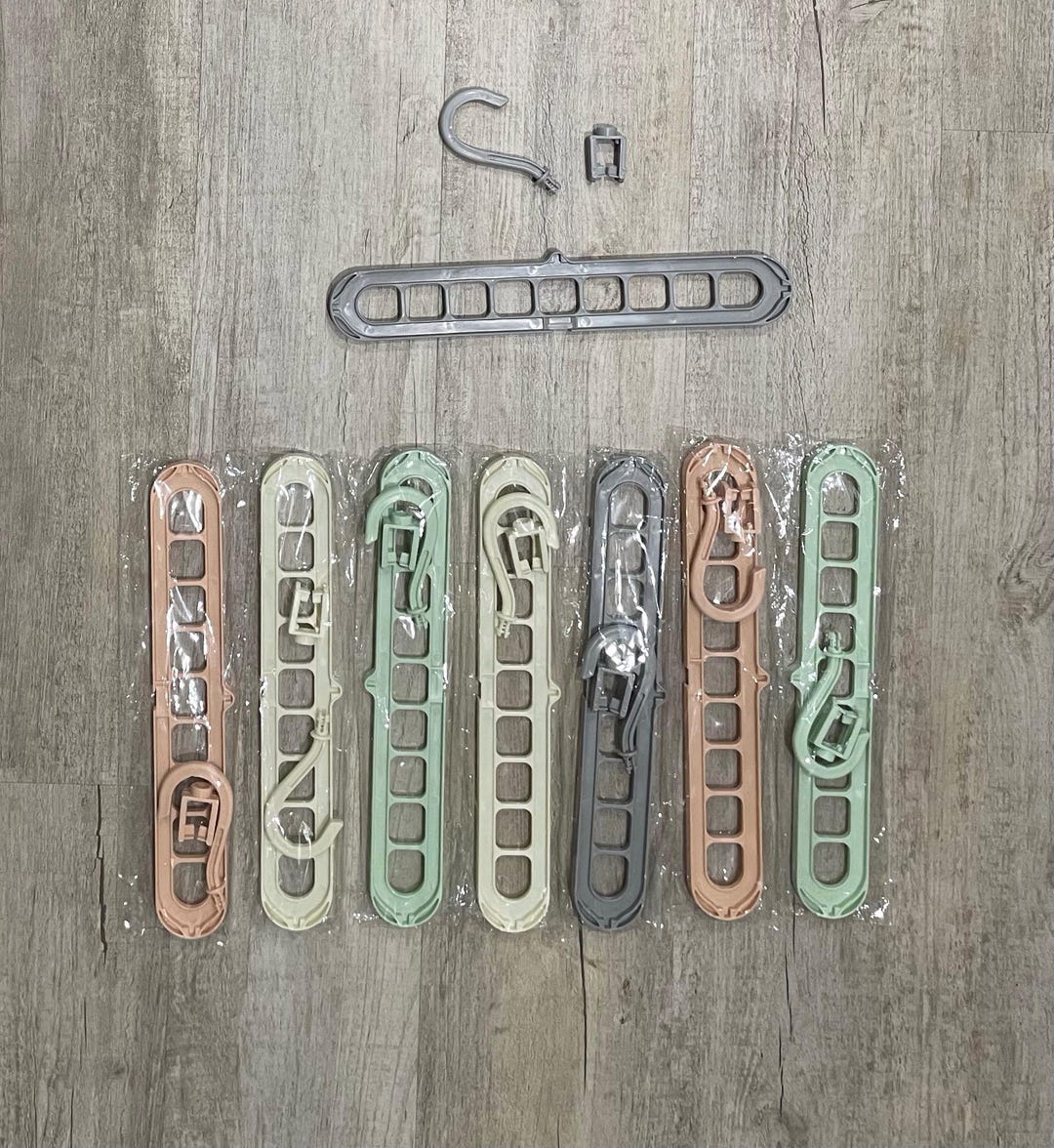 Clothes Hanger Extenders: Closet Organizers, Holds 9 Items - Etsy